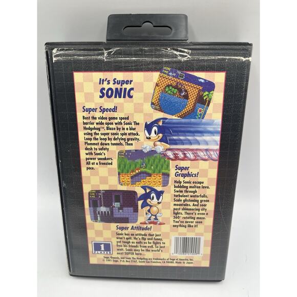 Sega | Video Games & Consoles | Sonic The Hedgehog Retail Version Sega ...